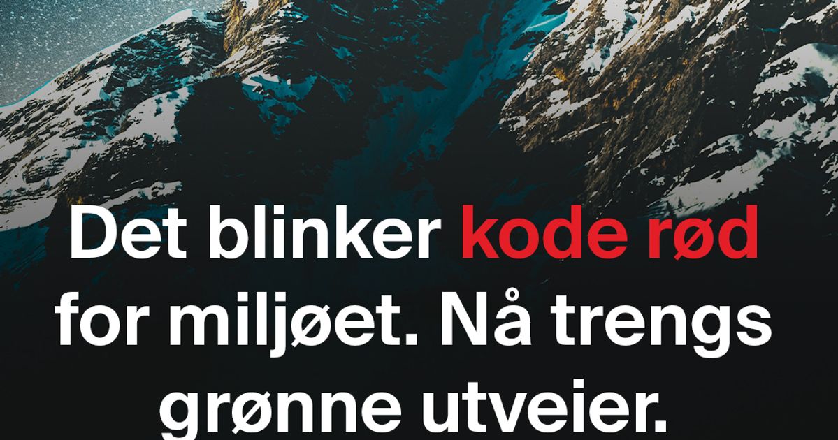 Nasjonal aksjonsdag for klima og miljø 23. oktober - også i Nordre Aker