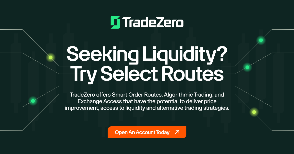 TradeZero | Select Routes