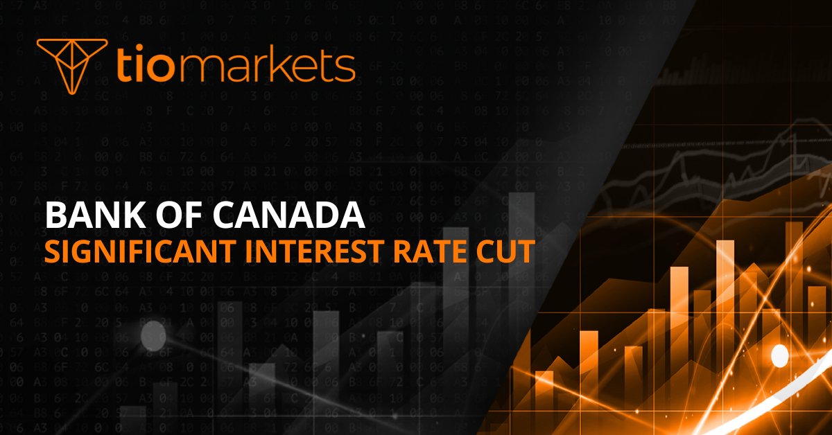 TIOmarkets | Bank of Canada Anticipated to Announce Another Significant Interest Rate Cut