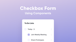 How To Create A Checkbox Form In ProtoPie