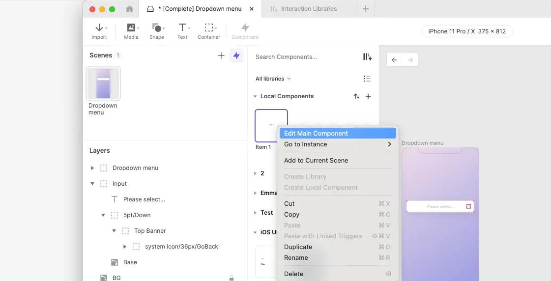 A Guide to Creating Reusable Components in ProtoPie - Part 1