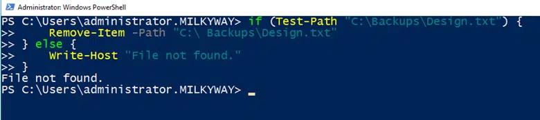 Powershell Delete File If Exists Netwrix