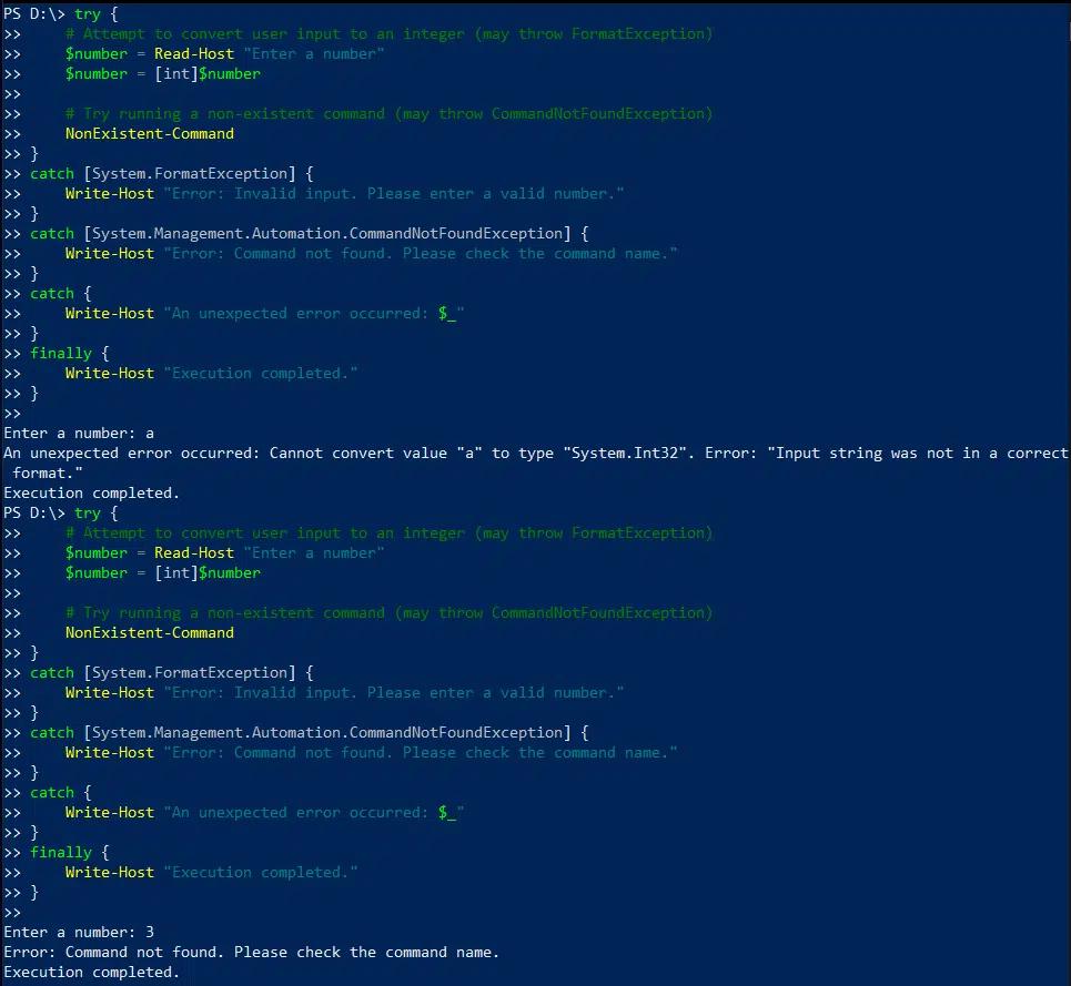 PowerShell Try-Catch: Error Handling Guide
