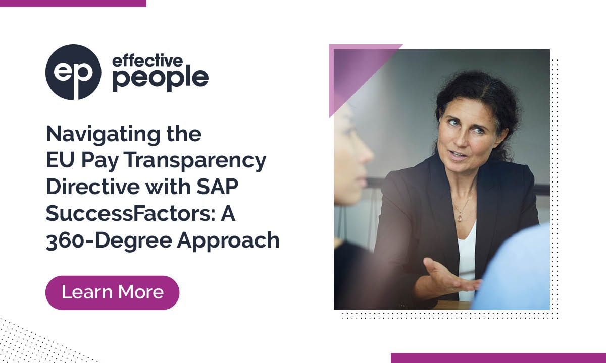 Navigating the EU Pay Transparency Directive with SAP SuccessFactors: A ...
