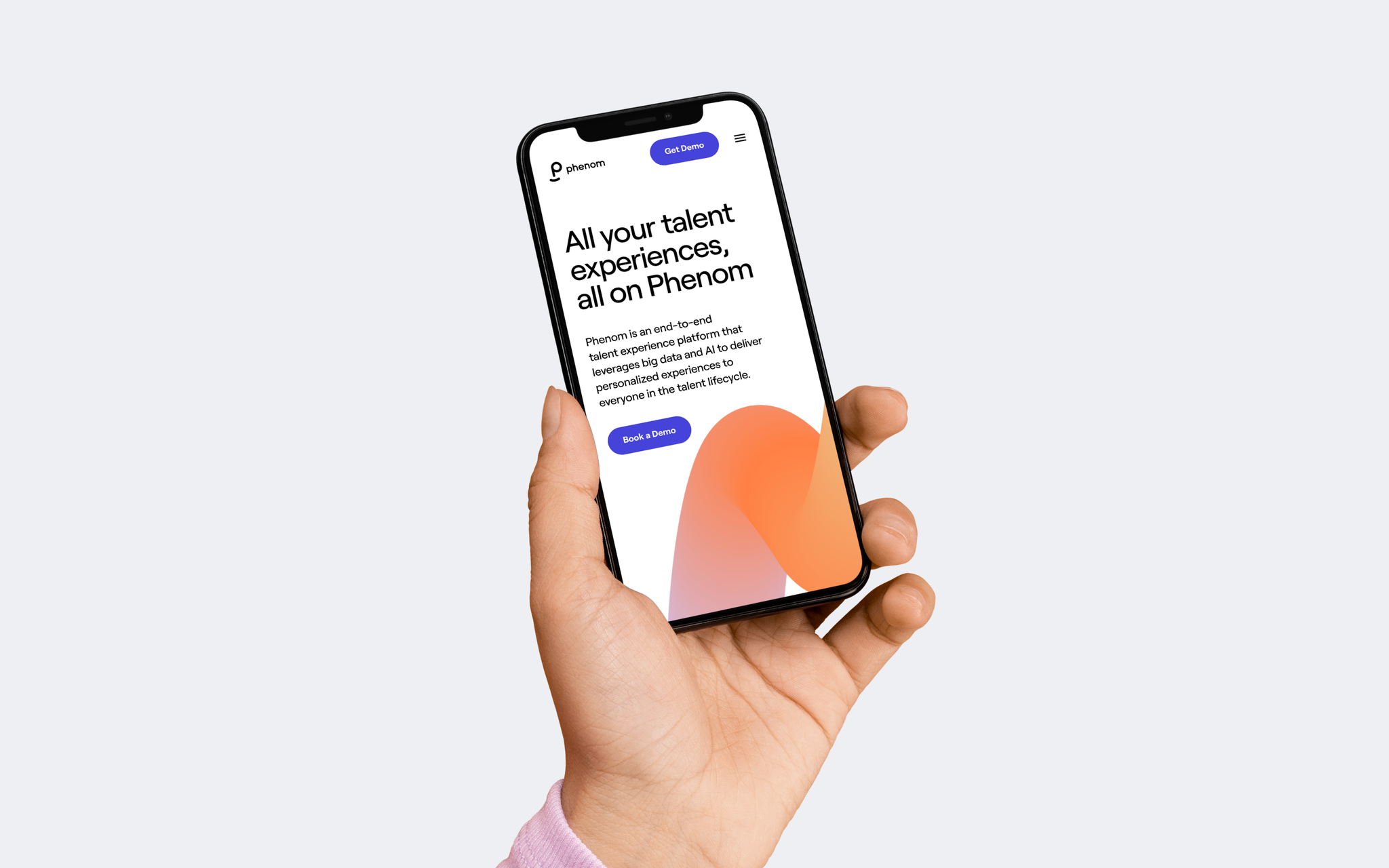 Phenom website design | Clay