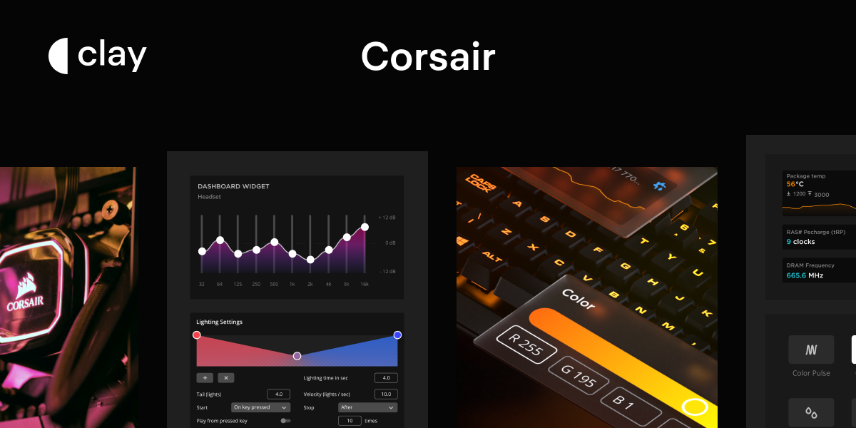 Corsair digital product and design system | Clay