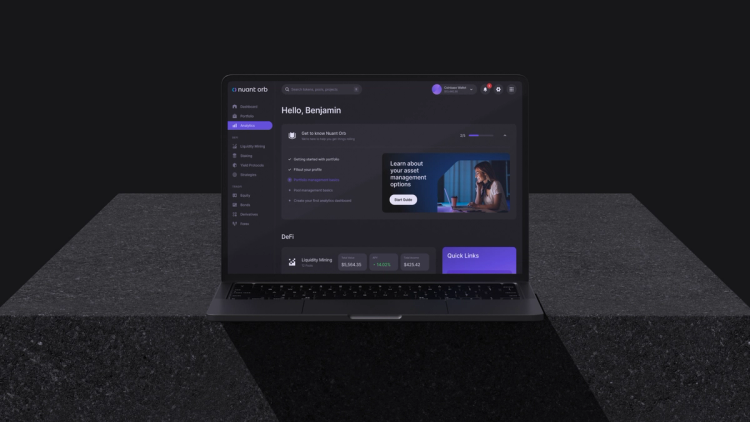 Nuant web app and design system | Clay