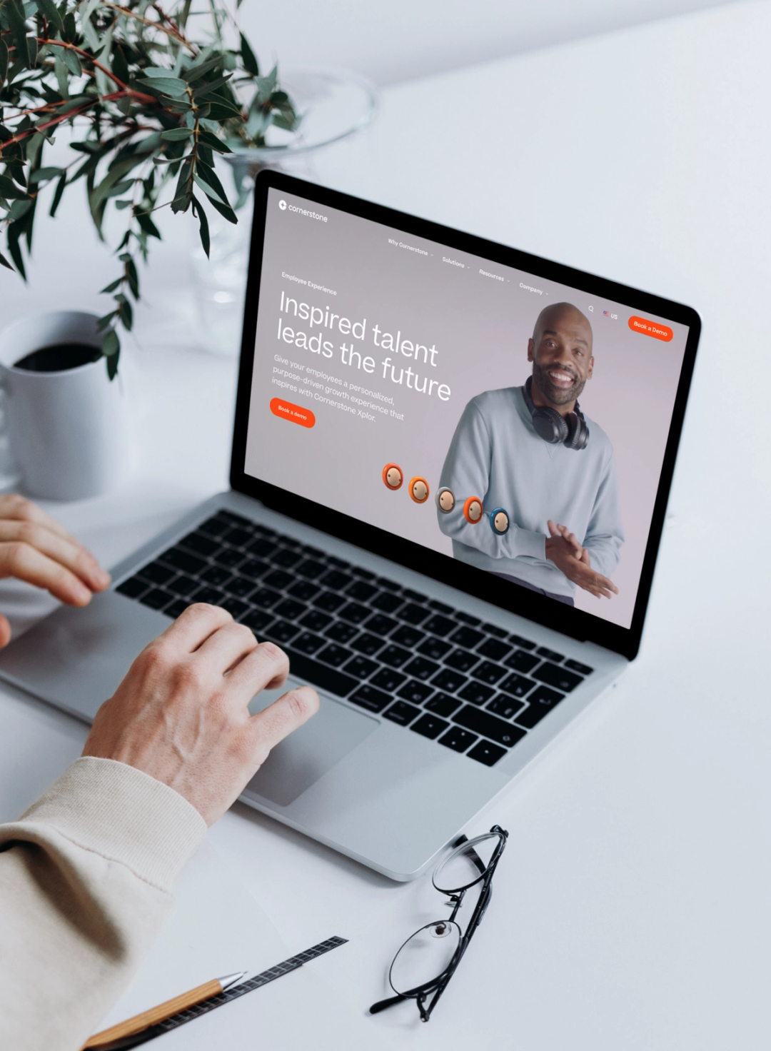 Cornerstone website design | Clay