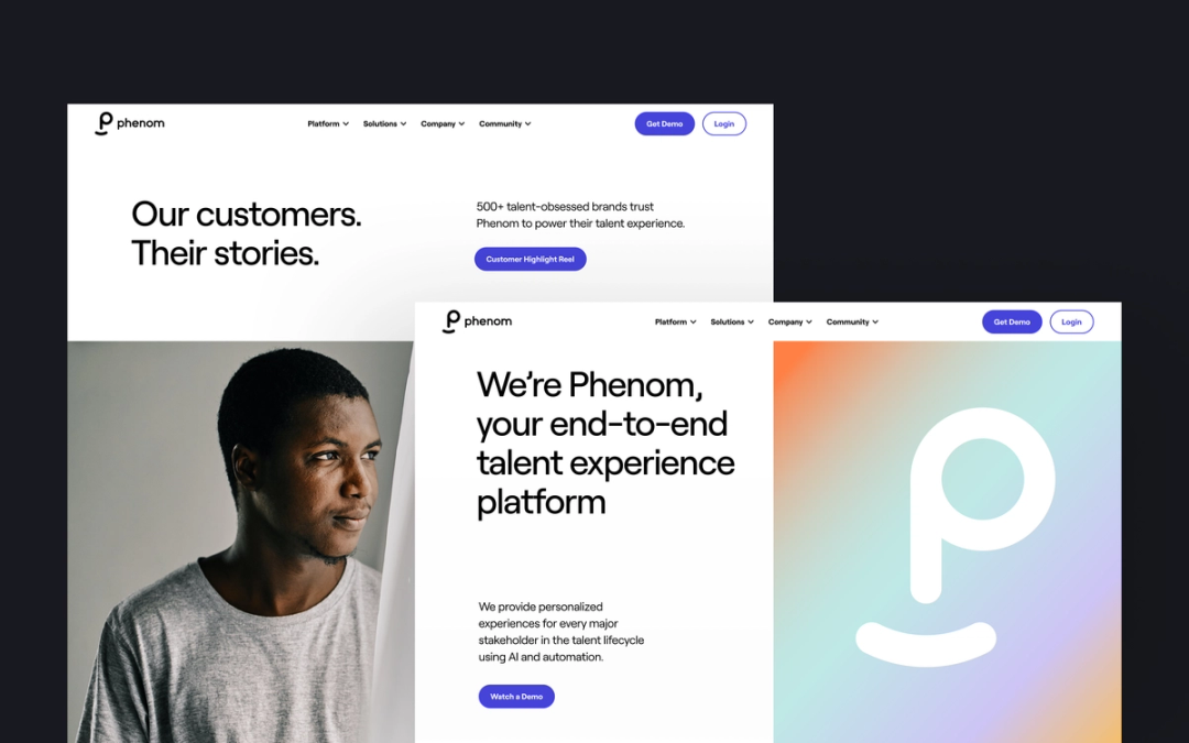 Phenom website design | Clay