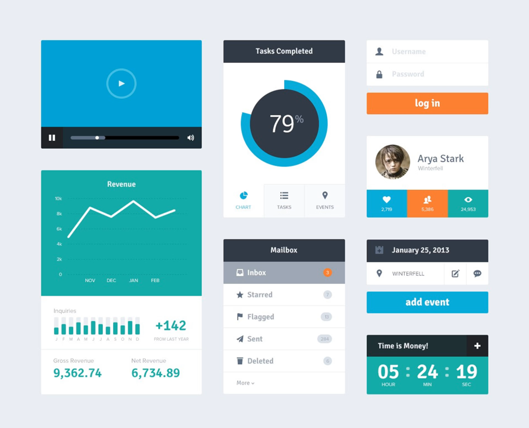 Building User Interfaces with Flat Design Principles | Clay