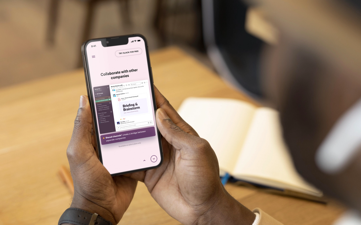 Slack interactive demo website | Clay