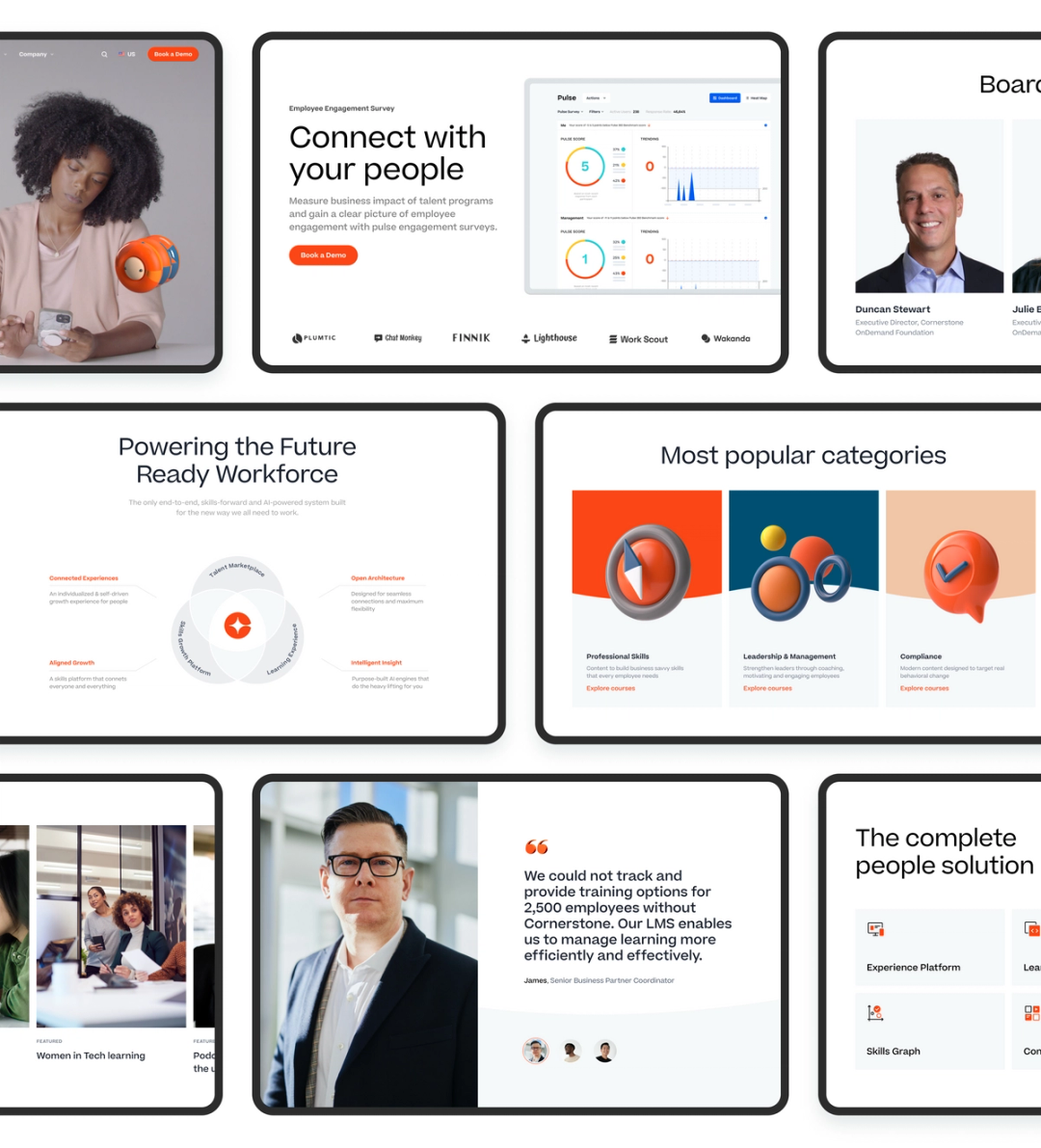 Cornerstone website design | Clay