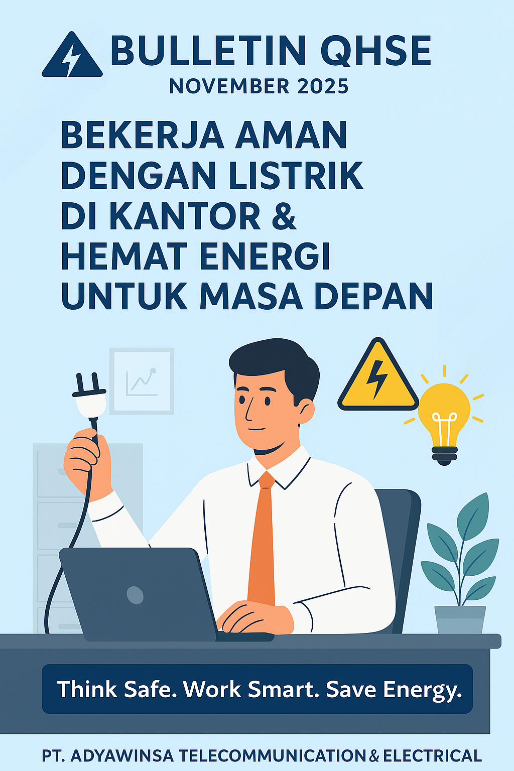 Bekerja Aman dengan Listrik di Kantor & Hemat Energi untuk Masa Depan