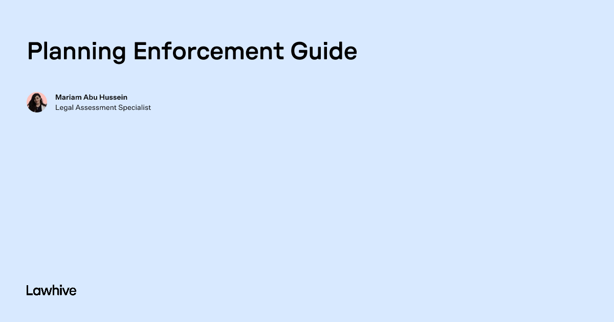 UK Planning Enforcement Guide for 2024