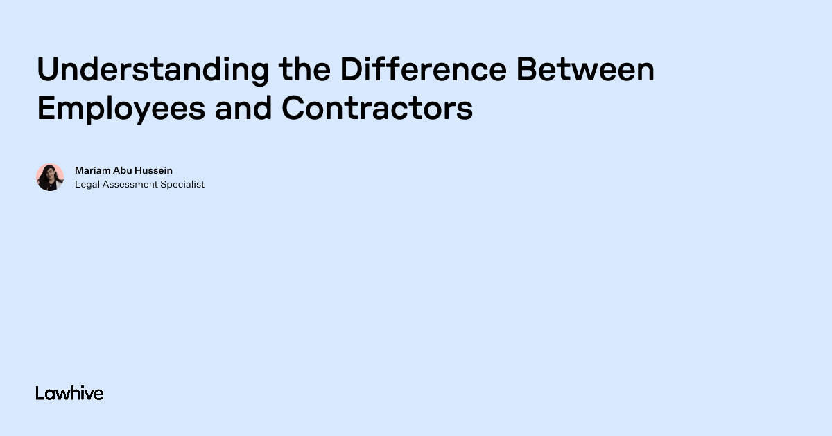 Understanding the Difference Between Employees and Contractors