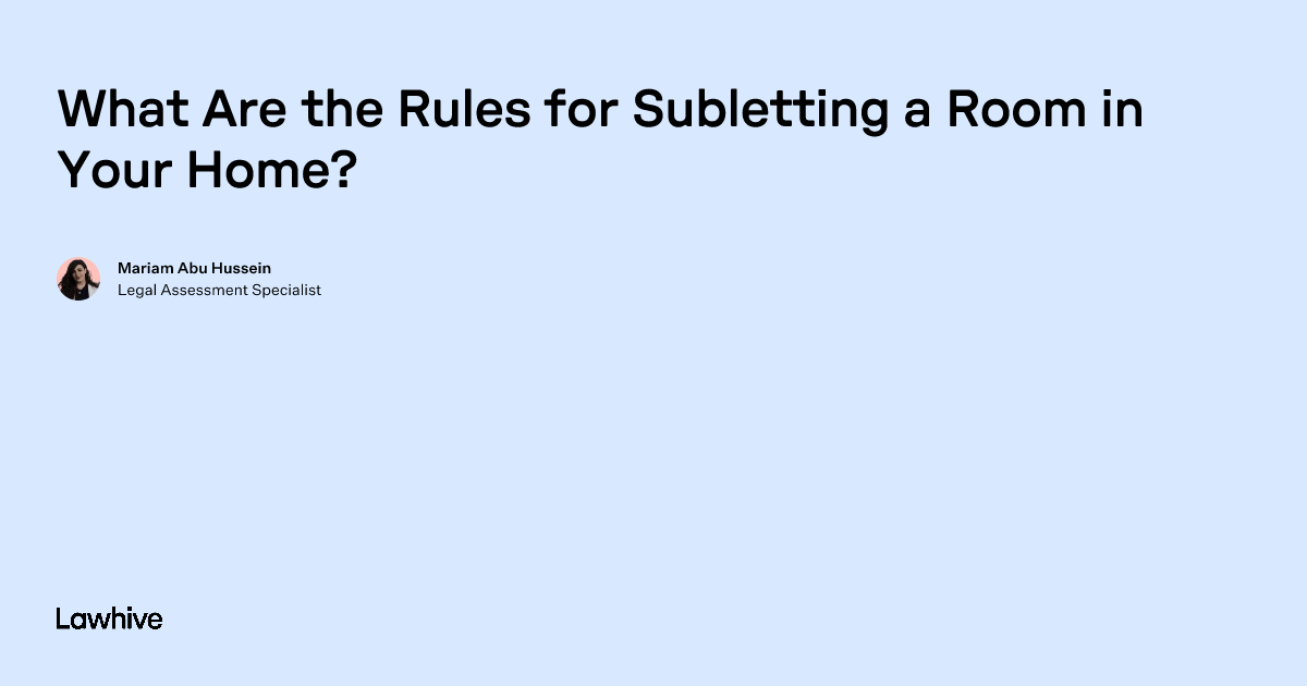 Rules on Subletting in the UK: A Complete Guide