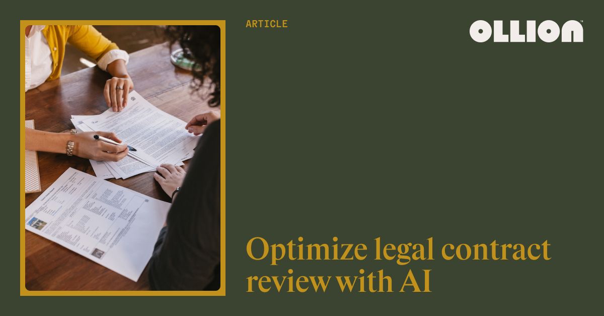 Optimize Legal Contract Review with AI