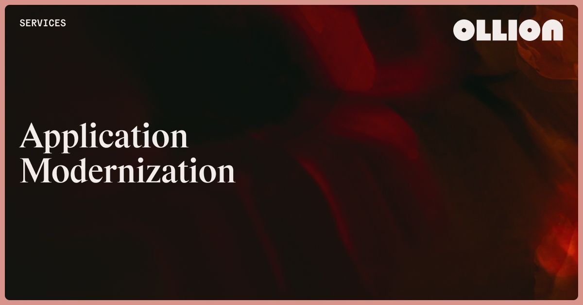 Cloud Application Modernization Services | Ollion