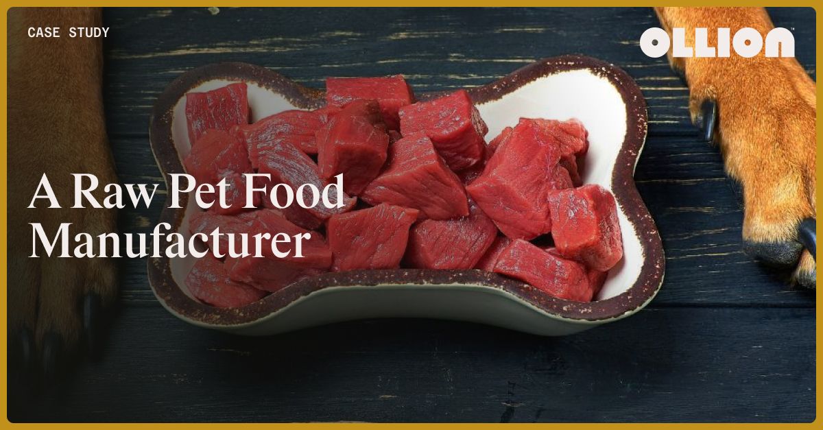 Raw Pet Food Manufacturer Data Analytics Case Study