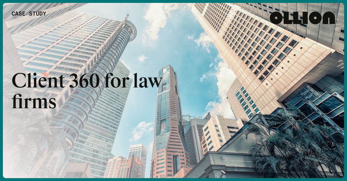 360-degree Client Overview Dashboard Case Study | Ollion