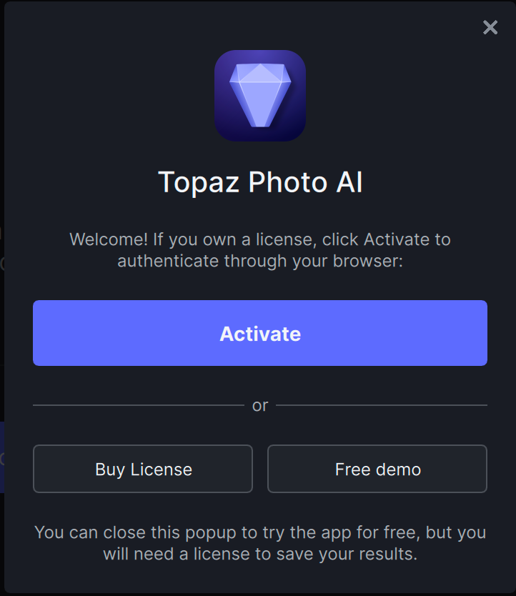 Quick Start | Topaz Photo AI