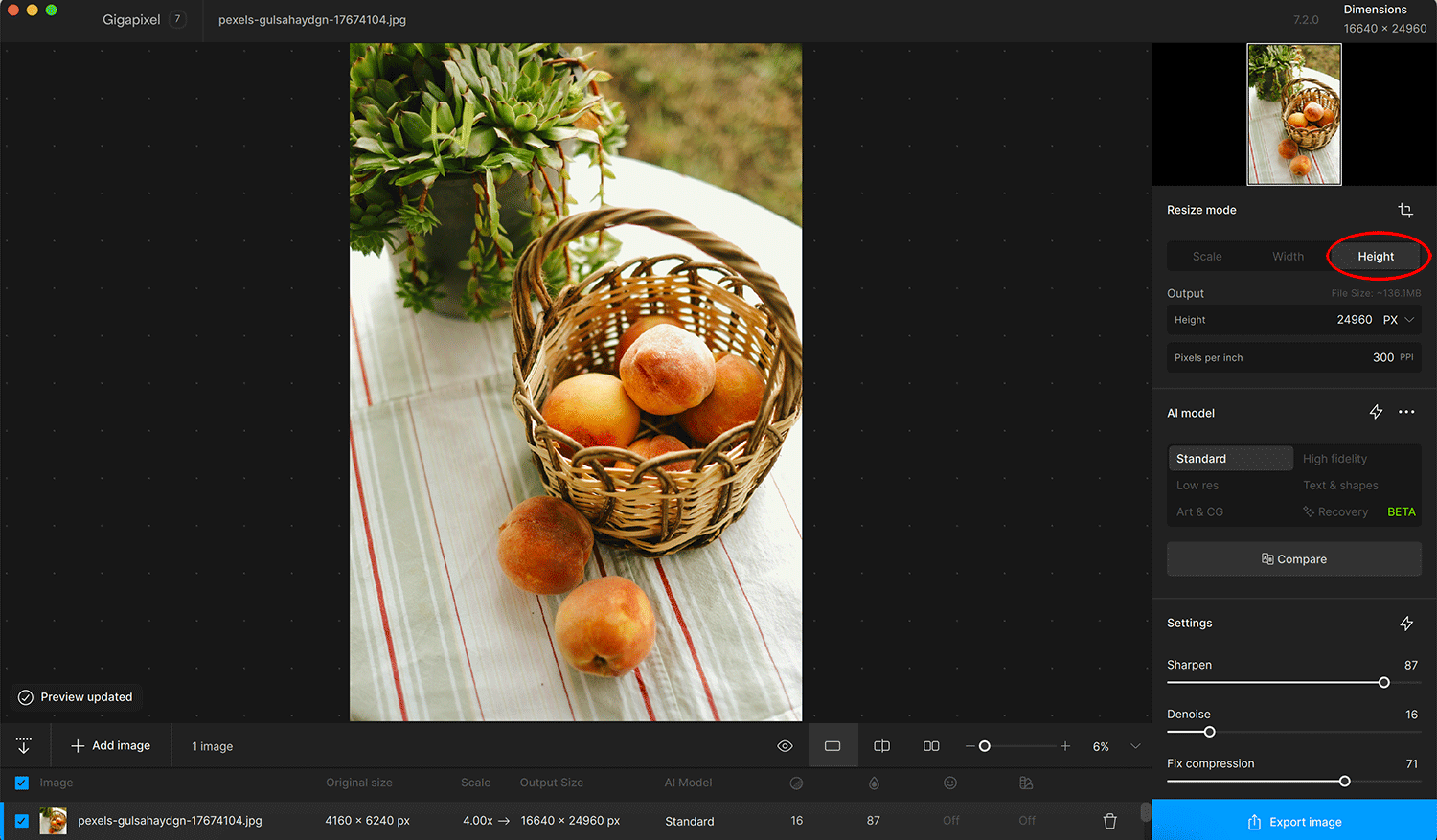 Resize mode | Topaz Labs