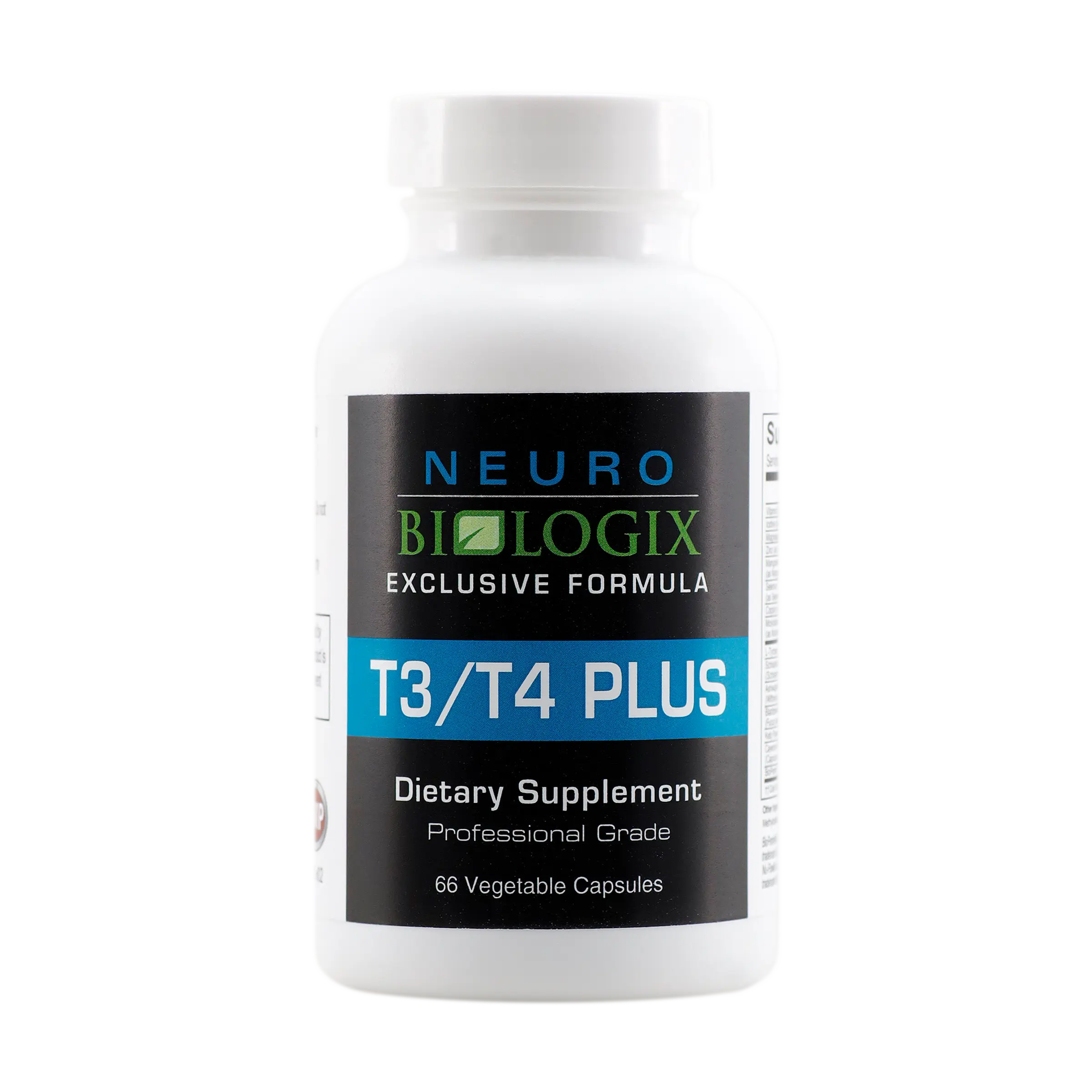 T3/T4 Plus 66 Capsules | Neurobiologix