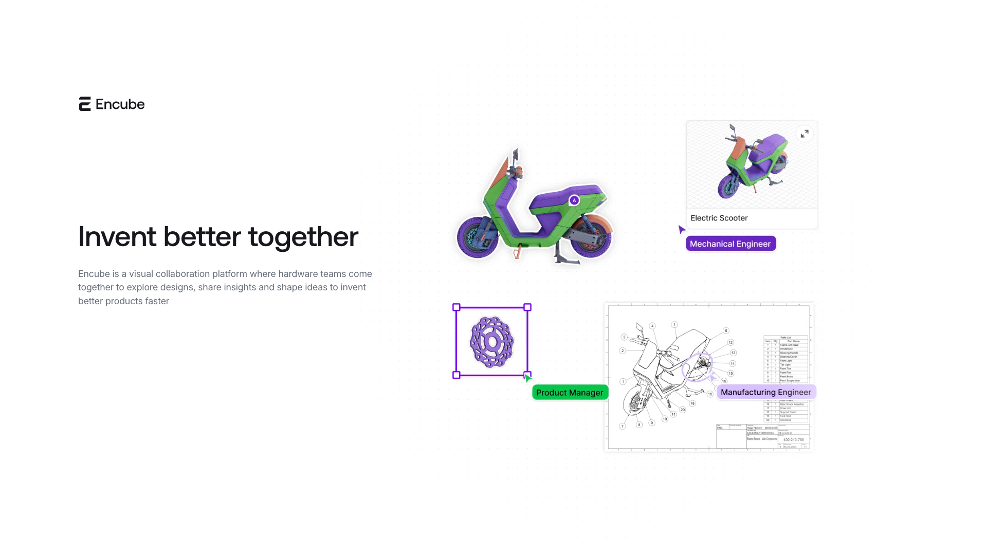 Designing hardware - live collaboration use cases | Encube