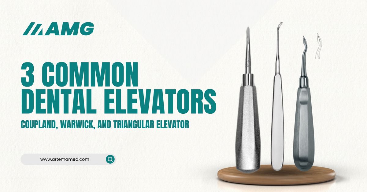 The 3 Common Dental Elevators: Coupland, Warwick, and Triangular ...