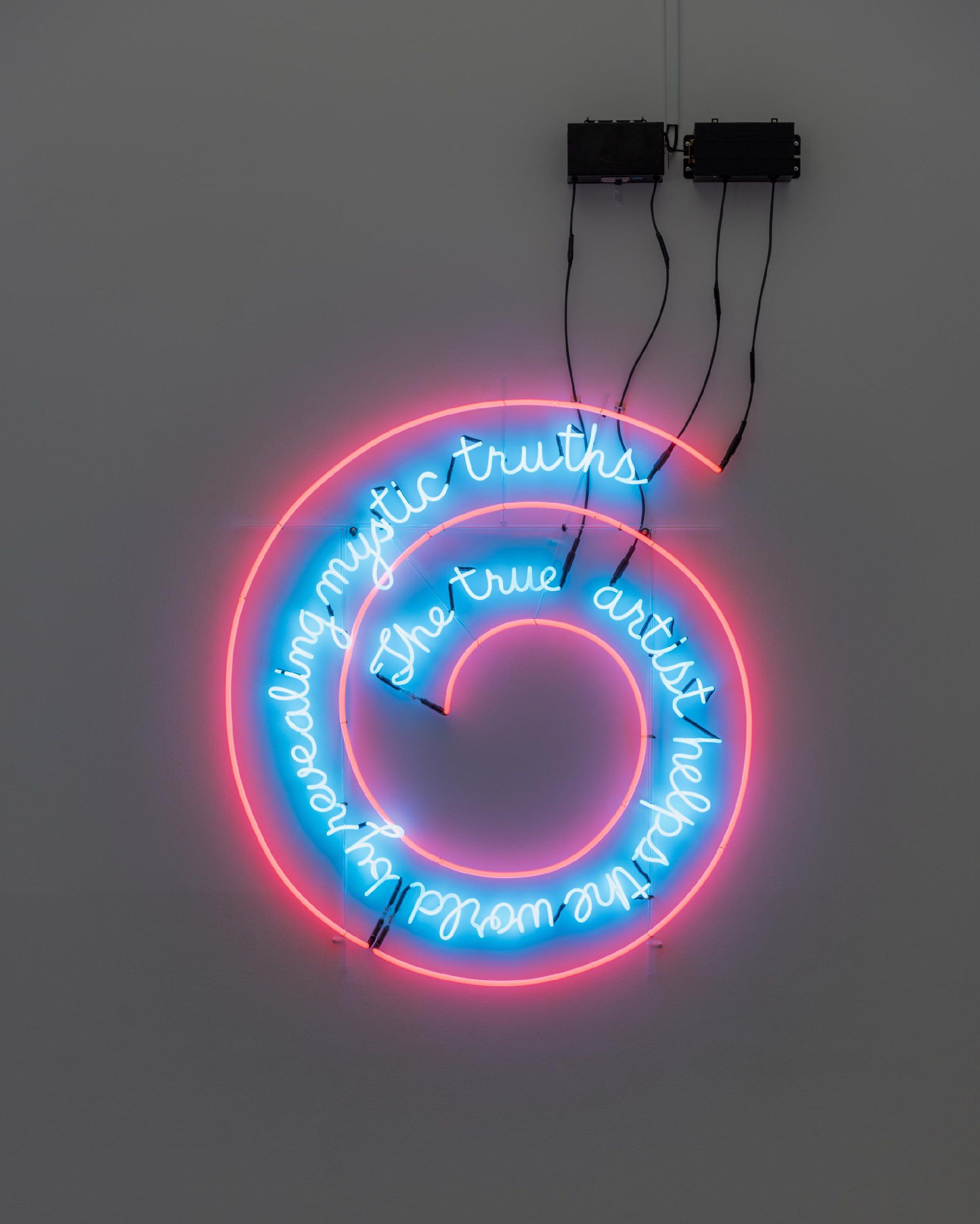 Bruce Nauman Neon Lights
