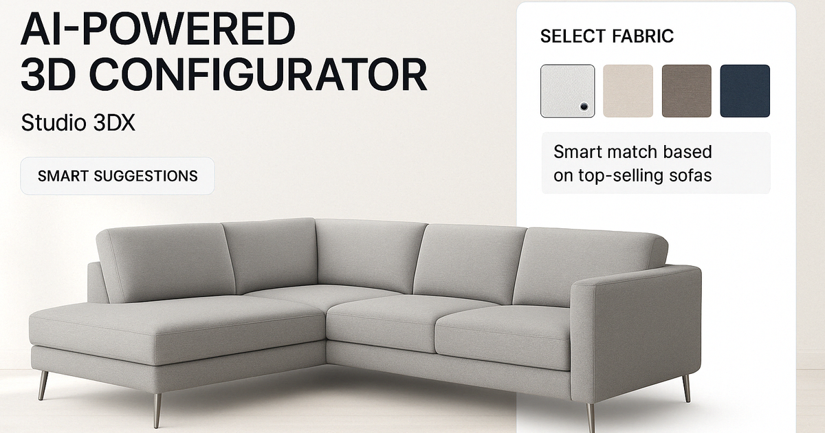 Studio 3DX AI Configurator – Smarter 3D Customisation in Real Time