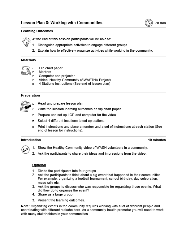 Community WASH Promotion | WASH Resources