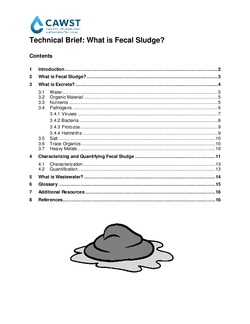 What is Fecal Sludge | WASH Resources