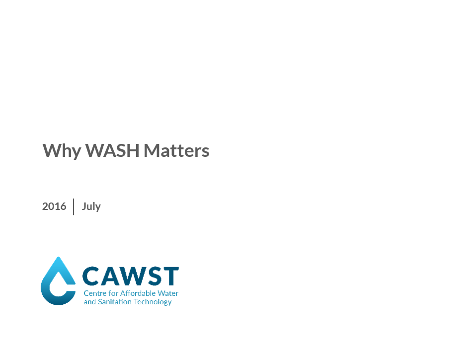 Why WASH Matters Template - Presentation (CWP) | WASH Resources