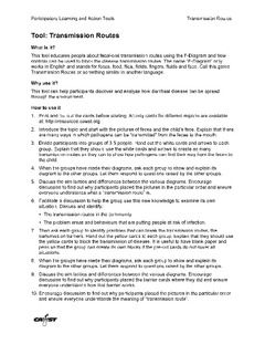 Transmission Routes Activity Instructions | WASH Resources