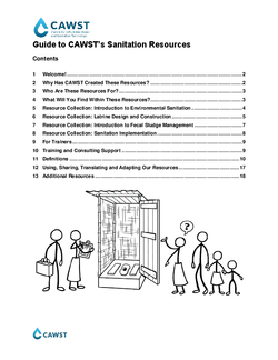 Guide to CAWST Sanitation Resources | WASH Resources