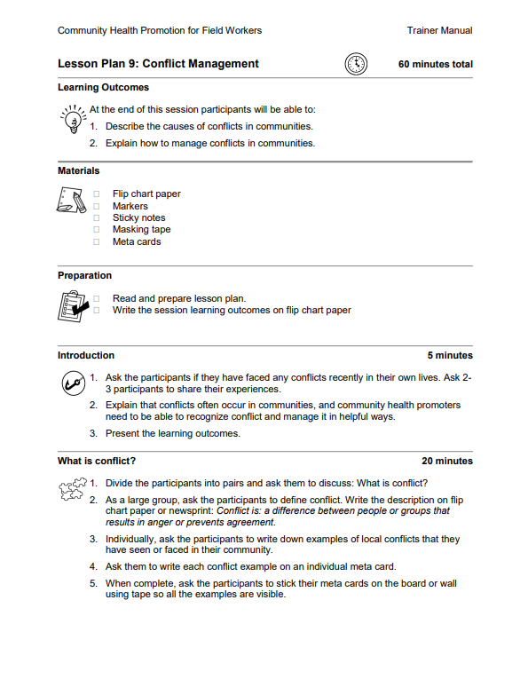 Conflict Management | WASH Resources