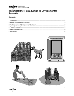 Introduction to Environmental Sanitation Technical Brief | WASH Resources