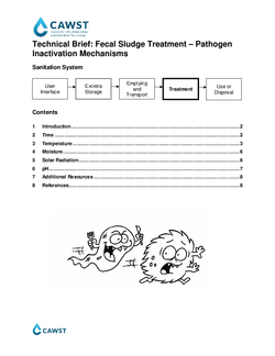Fecal Sludge Treatment – Pathogen Inactivation Mechanisms | WASH Resources
