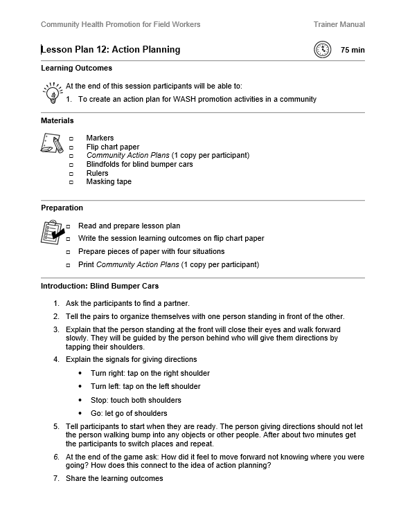 Community WASH Promotion | WASH Resources