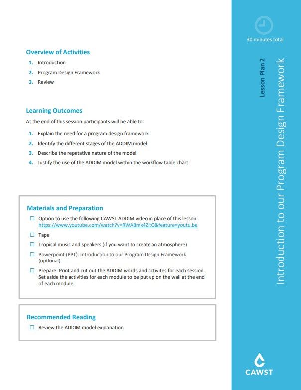 Introduction to our Program Design Framework (LPD) | WASH Resources