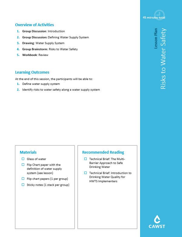 Risks To Water Safety Lesson Plan HWTS WASH Resources risks-to-water-safety-lesson-plan-hwts-wash-resources