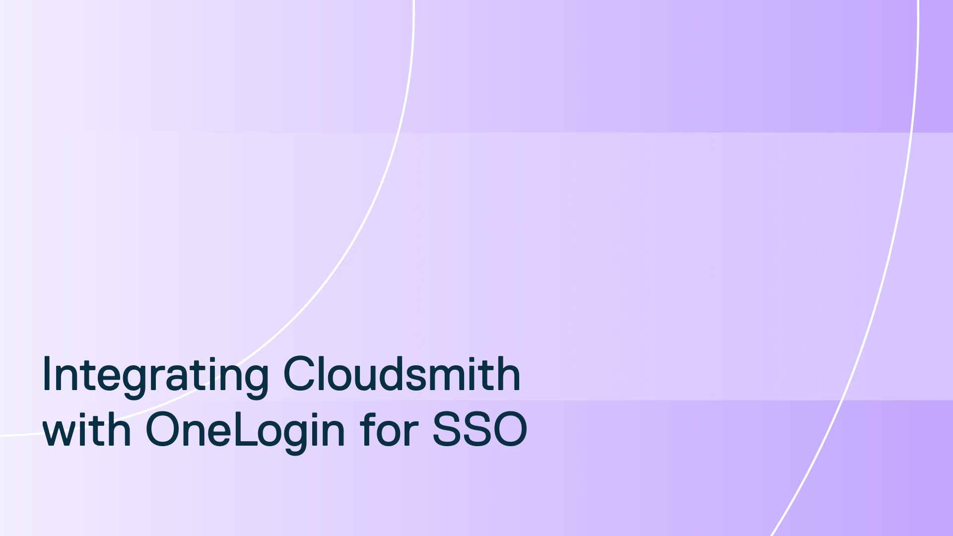 OneLogin SSO Integration | Cloudsmith