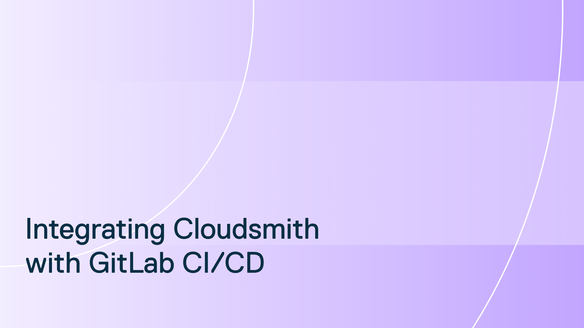 GitLab CI/CD Integration | Cloudsmith