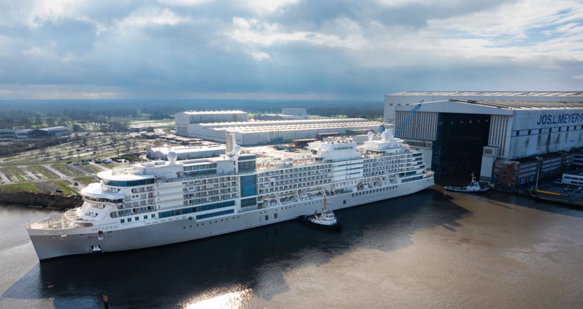Silversea's Silver Ray Floats Out, Significant Milestone in a Ship's ...
