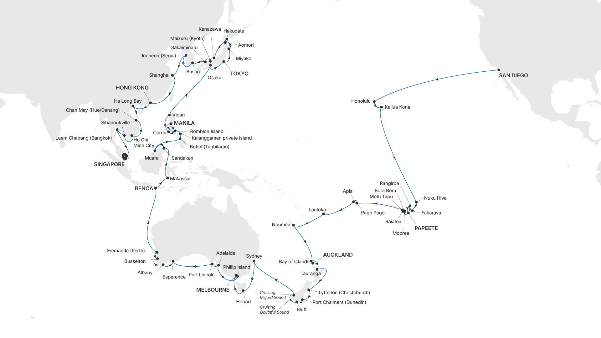 2029 World Cruise: A Pacific Awakening | Silversea