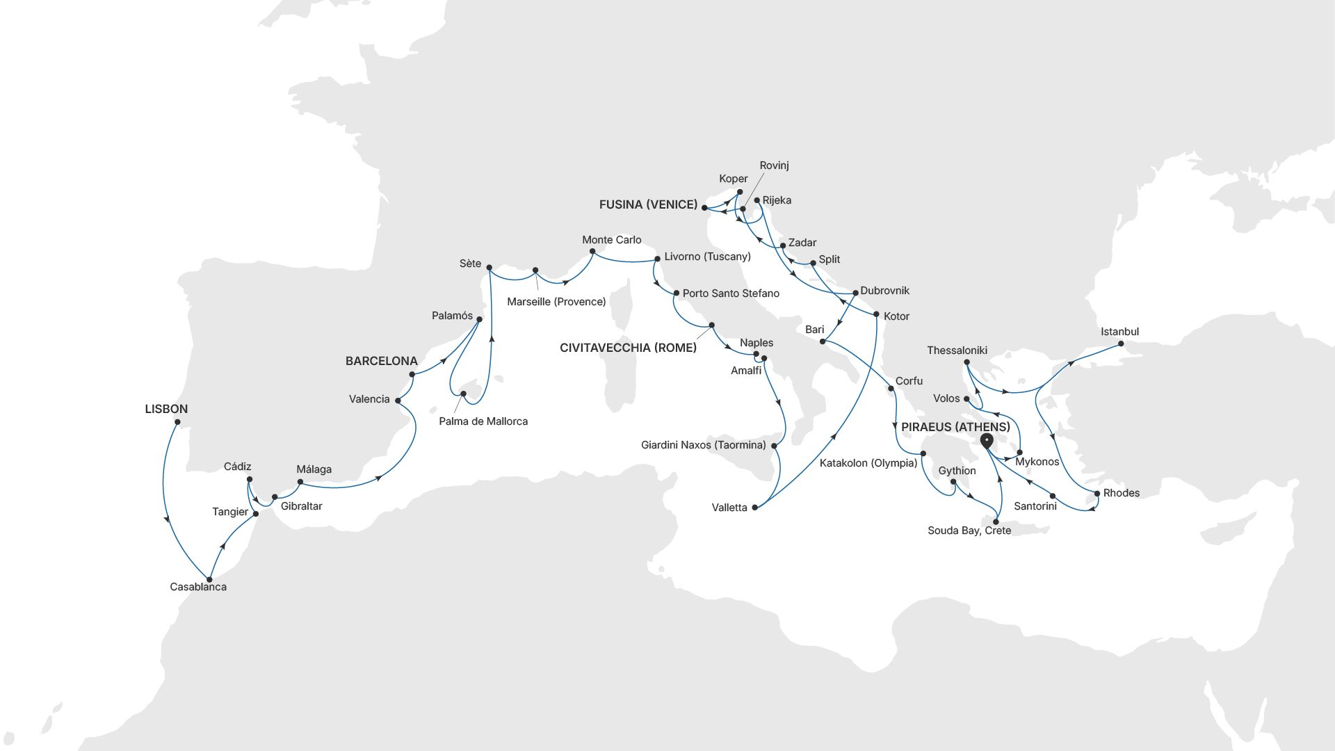 Grand Voyage Mediterranean 2026 | Silversea