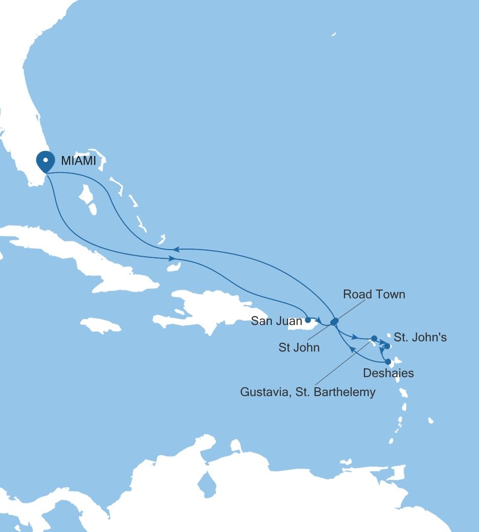Cruise from Miami, FL to Miami, FL - RA270127011 | Silversea