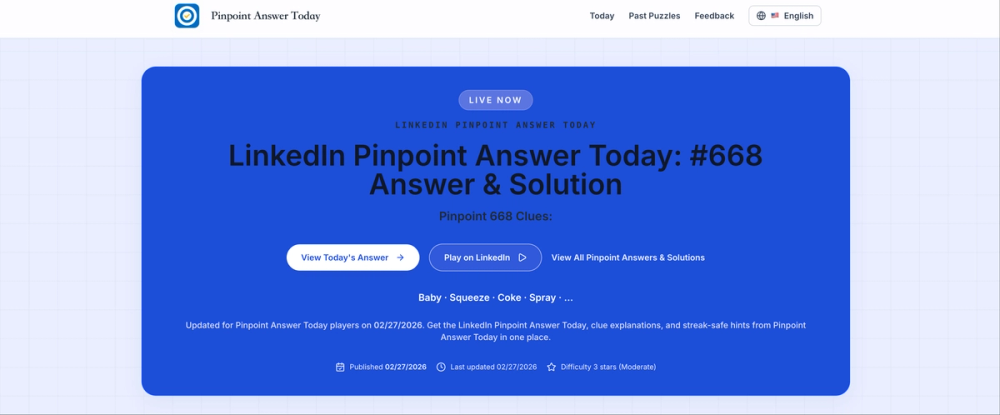 Pinpoint Answer Today 2026 Review: Daily Quick Win Guide