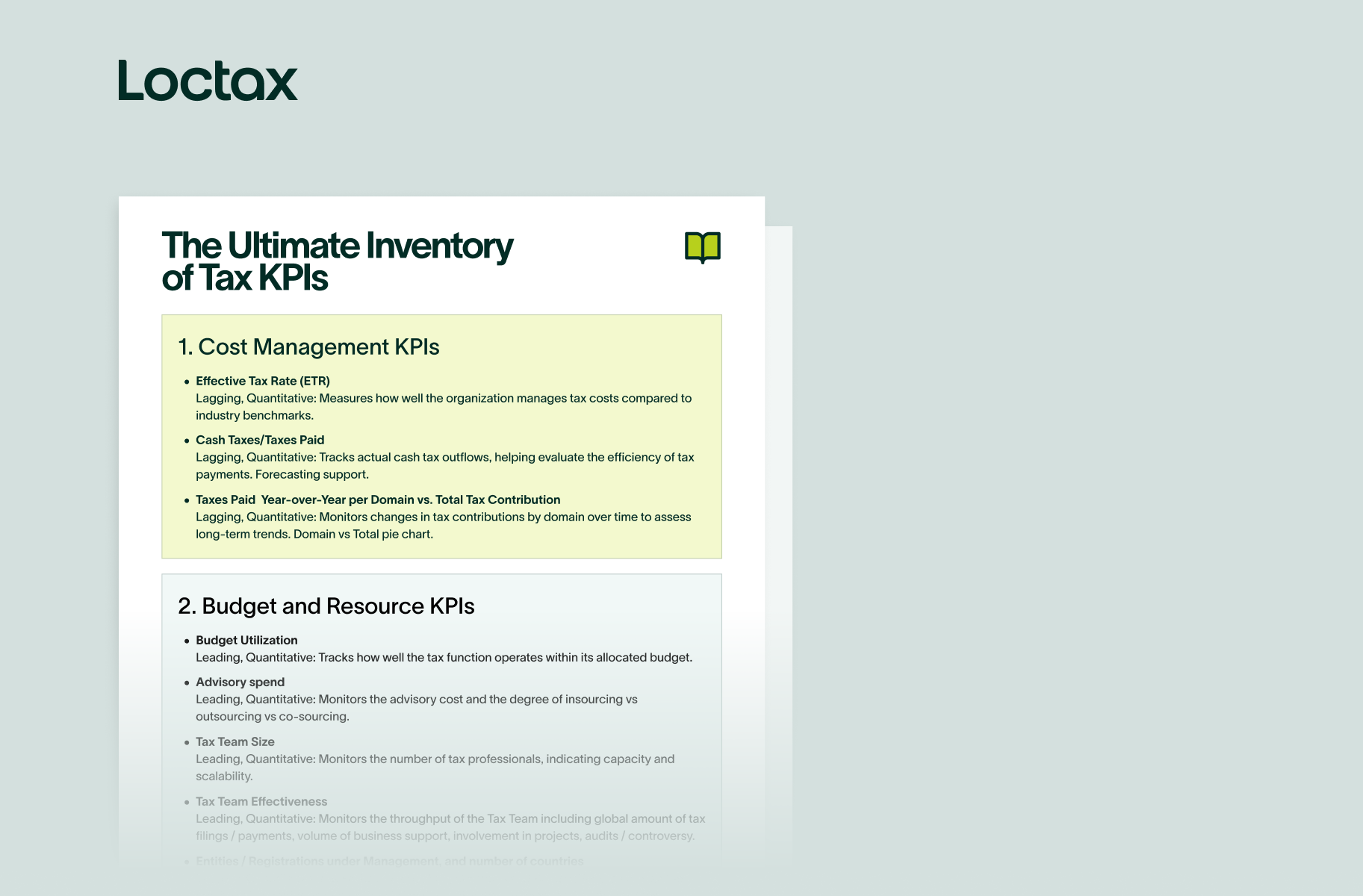The Ultimate Inventory of Tax KPIs